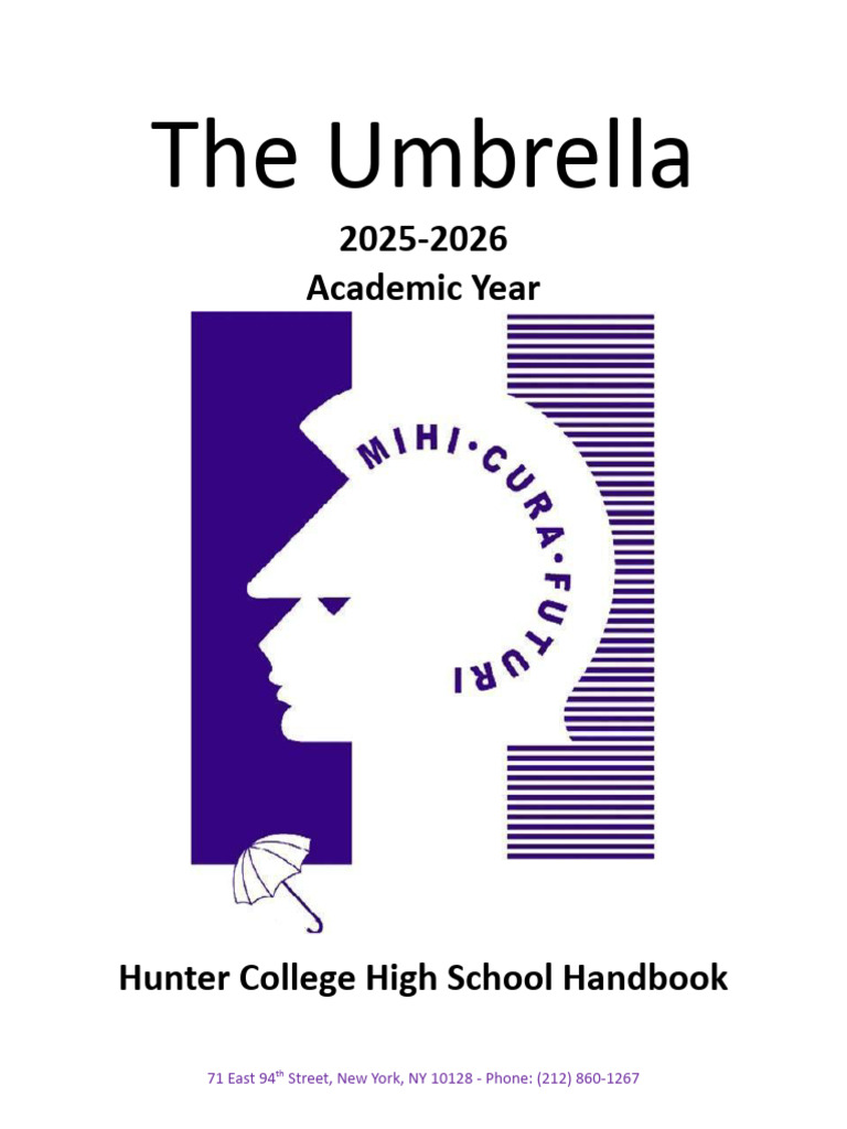 Hunter College High School 2025-2026 Umbrella | PDF | Gifted Education ...