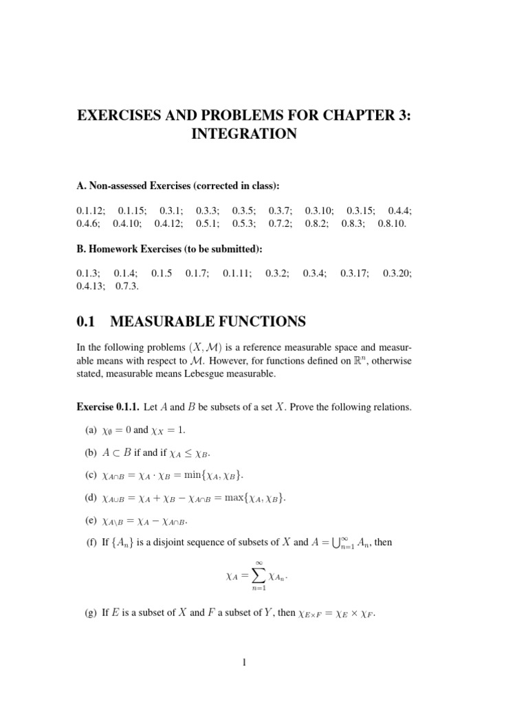 TOP File Problems Real Analysis-SV(1) | PDF | Probability Distribution ...