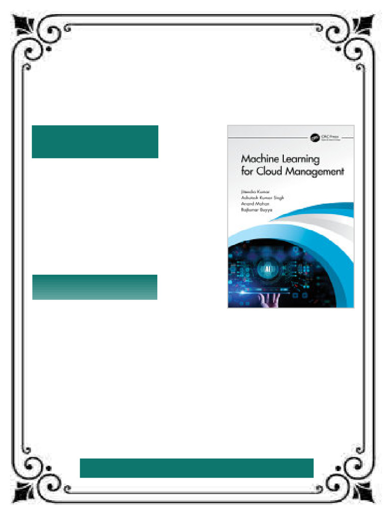 Machine Learning for Cloud Management 1st Edition Kumar eBook 2026 updated edition | PDF ...