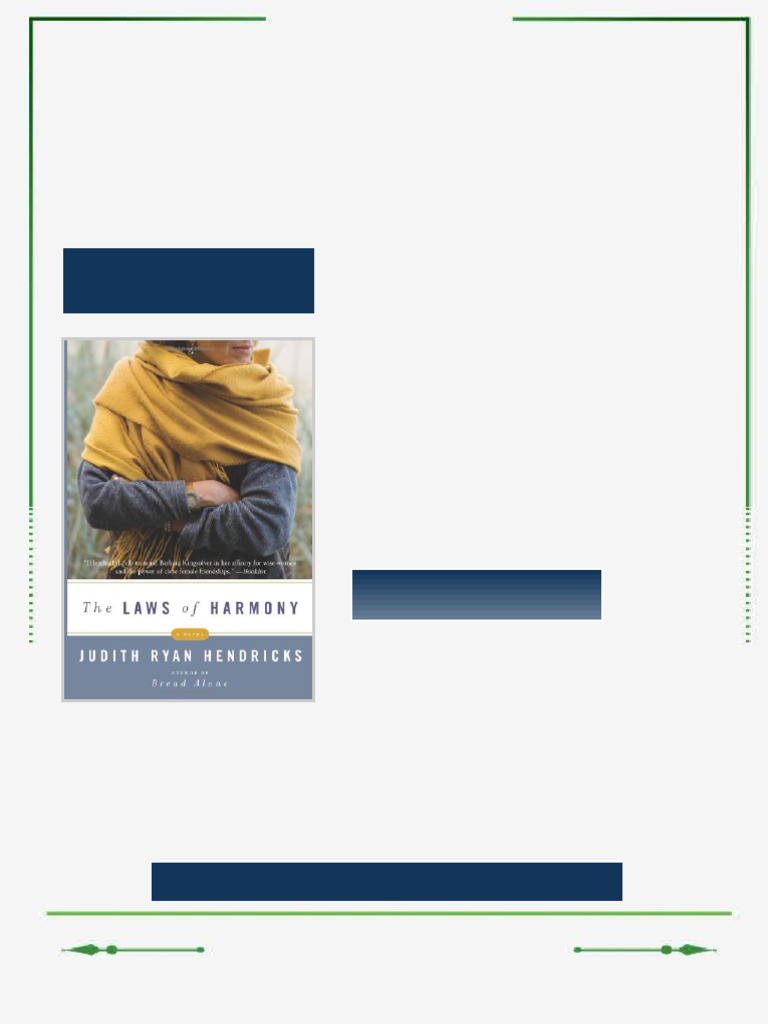 The Laws of Harmony Judith R. Hendricks ebook complete online access | PDF