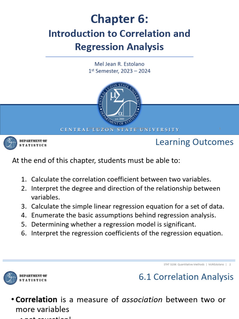 CHAP 6 | PDF | Regression Analysis | Linear Regression