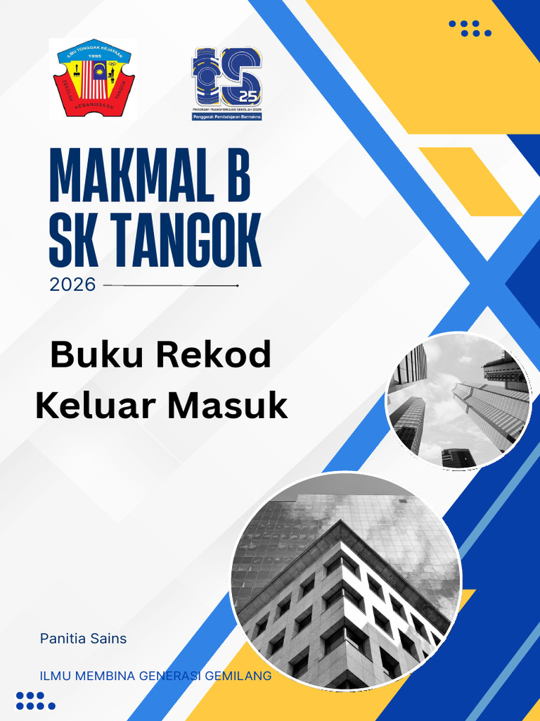 Blue Yellow Professional Geometric Project Proposal Cover A4 | PDF