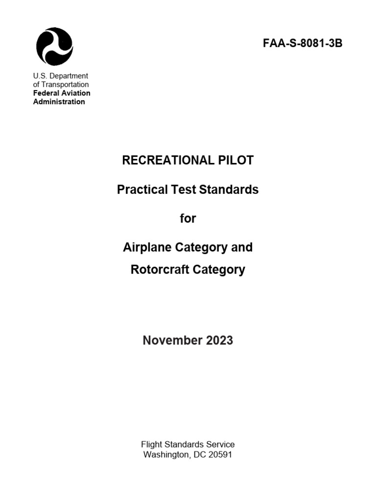 Recreational Airplane Helicopter Pts 3 | PDF | Flight Instructor ...