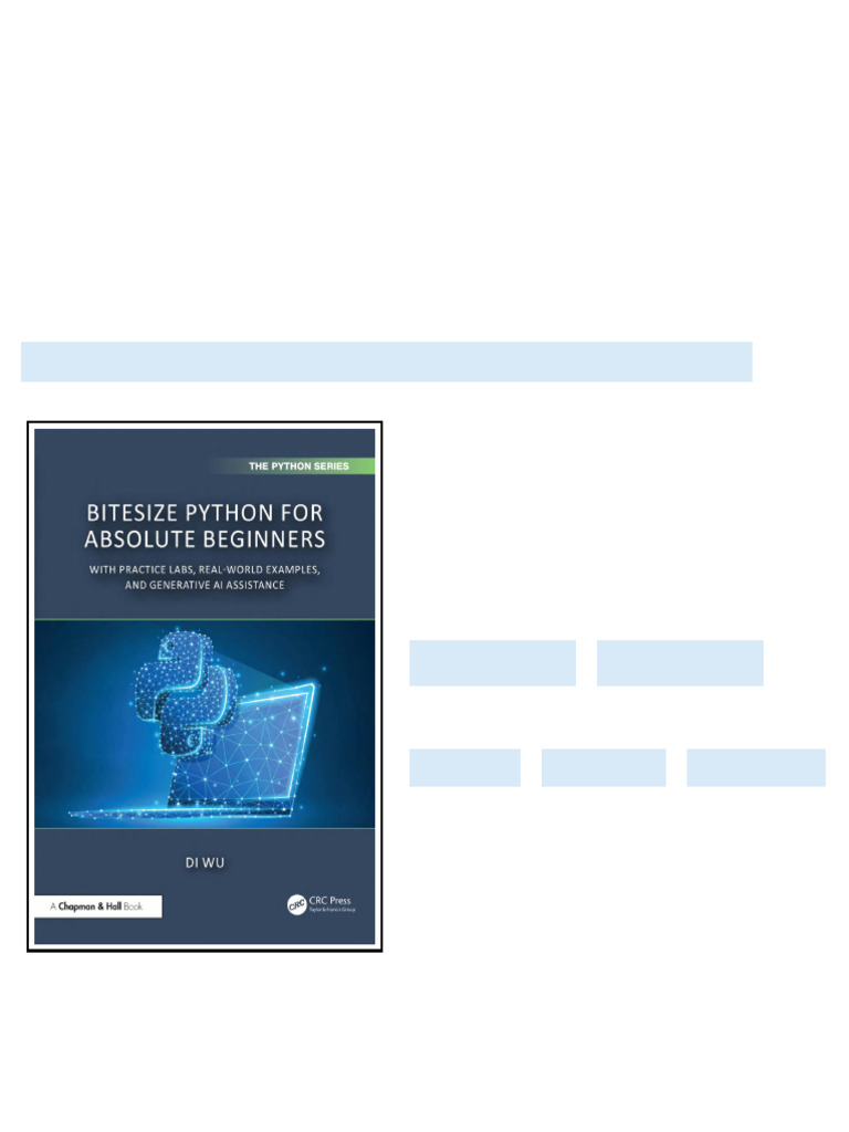BiteSize Python for Absolute Beginners: With Practice Labs, Real-World ...