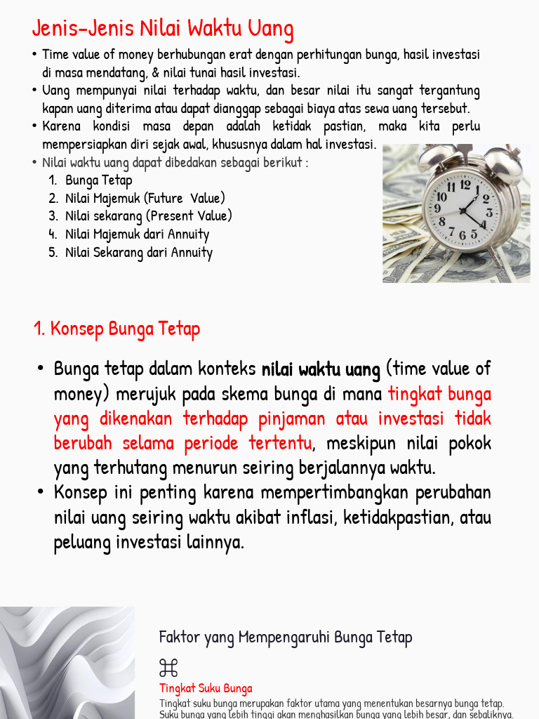 Jenis-Jenis-Nilai-Waktu-Uang | PDF