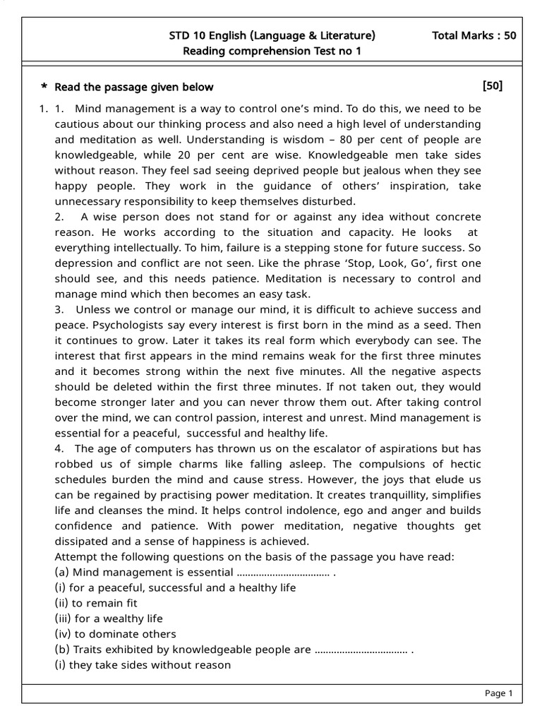 Reading Comprehension 1 - Solution | PDF | Diabetes | Pancreas