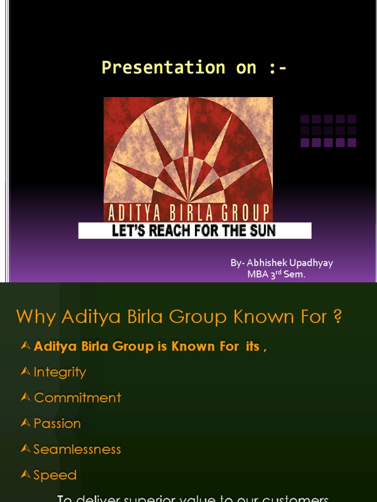 Aditya Birla Group: Values and Impact | PDF | Business