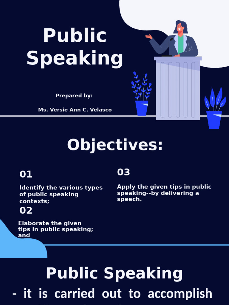 Public Speaking Speech Styles | PDF | Public Speaking | Human Communication