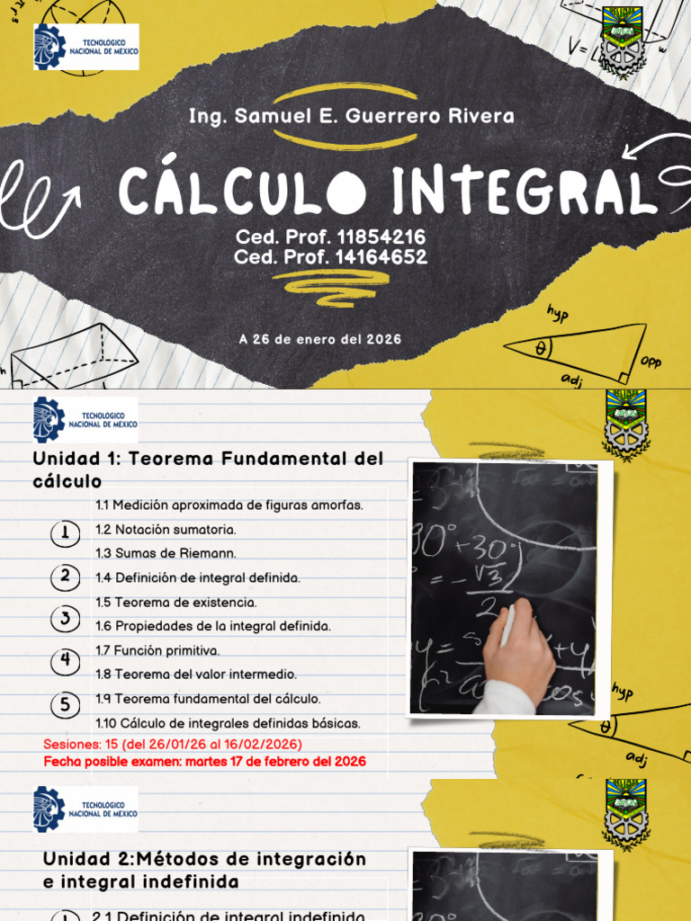 Unidad 1 Cálculo Integral | PDF | Integral | Funciones y mapeos