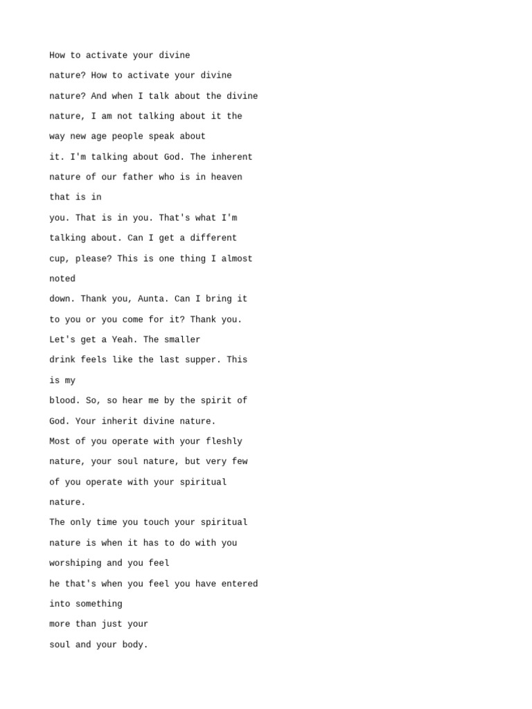 How To Activate Your Spiritual Nature - Prophet Lovy [English (auto ...