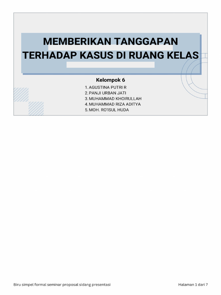 PPDP T1-5 Demostrasi Konstektual | PDF