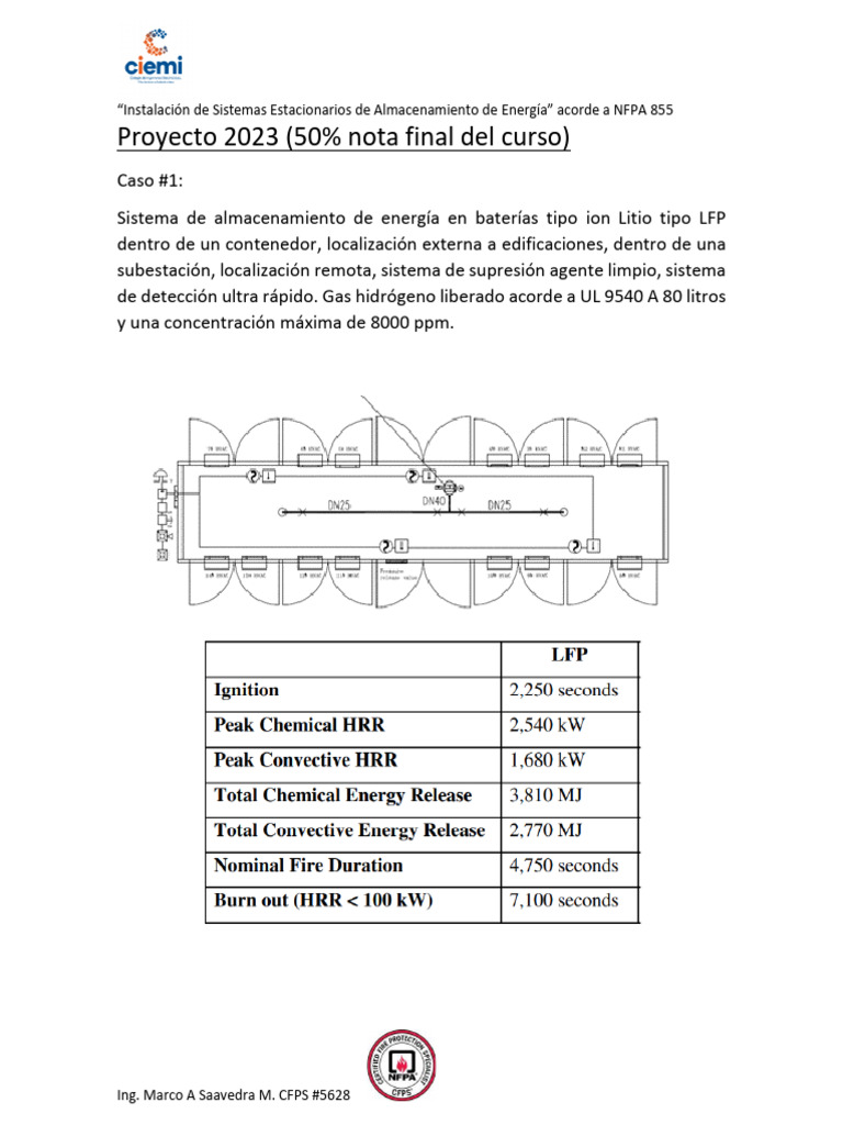 Proyecto Bess Acorde A La Nfpa 855 | PDF | Tecnología energética