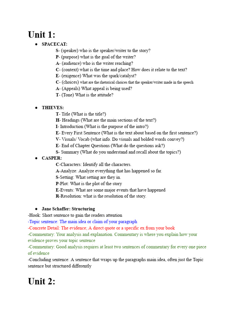 Period 8 - Class Cheat Sheet | PDF | Verb | Subject (Grammar)