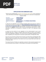 UWC 2026 Undergraduate Prospectus | PDF | Vocational Education ...