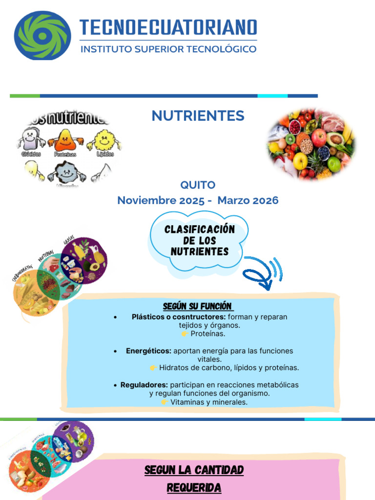1.2. Nutrientes p40 | PDF | Carbohidratos | Nutrientes
