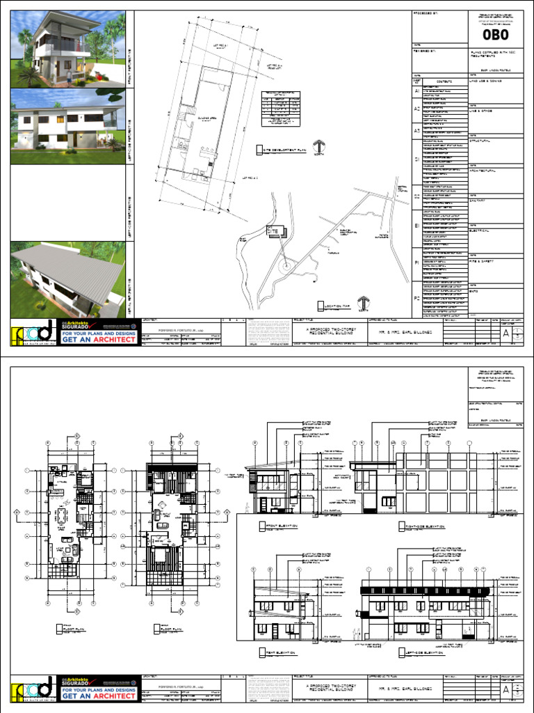 Proposed Two Storey Residential Building | PDF