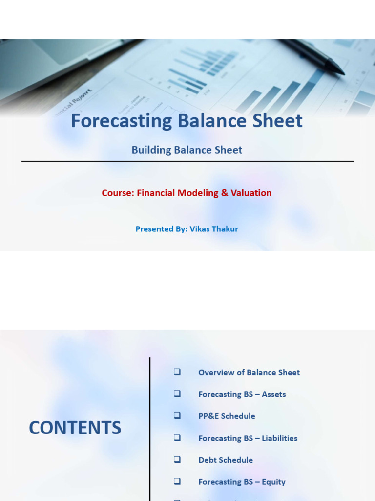 Module 4. Forecasting Balance Sheet v1 (2) | PDF | Equity (Finance) | Balance Sheet