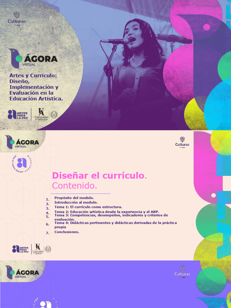 Presentación Ágora Virtual Mod2 Curriculo V5 | PDF | Plan de estudios ...
