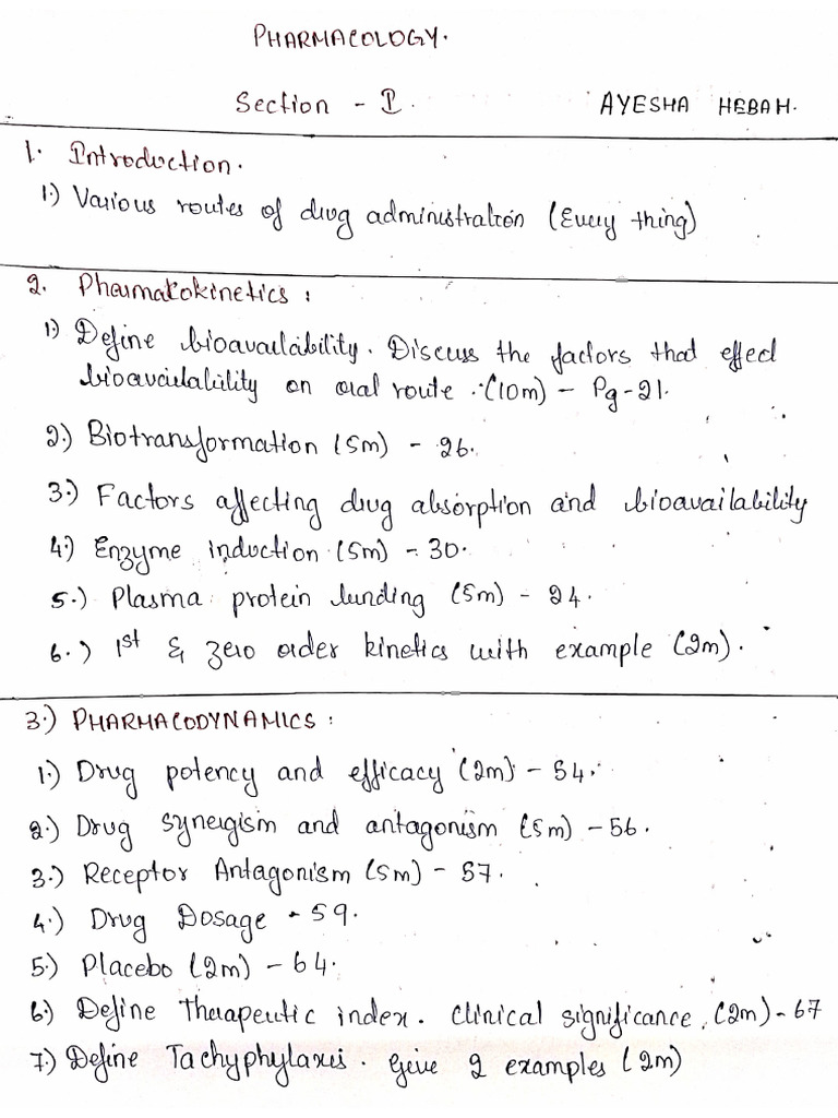 Pharma questions | PDF