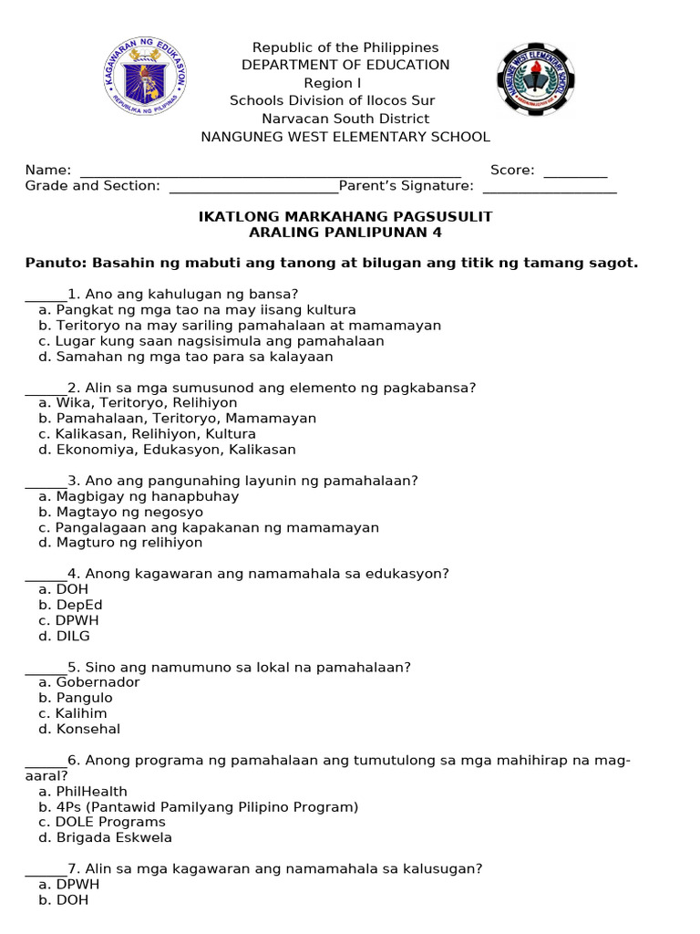 Aral Pan | PDF