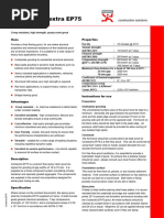Conbextra EP65 Plus Epoxy Grout Guide | PDF | Epoxy | Strength Of Materials