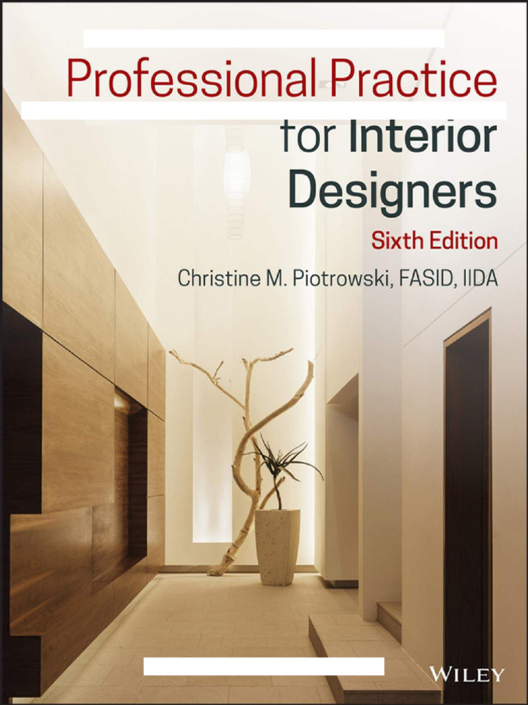 Professional Practice For Interior Designers (6th Edition) Piotrowski ...