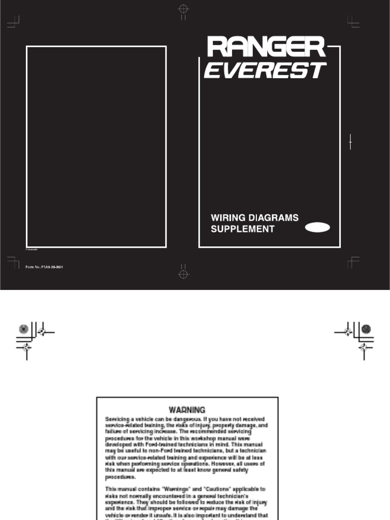 Wiring Diagram Ranger&Everest_F1A9!30!06H | PDF | Motor Vehicle ...