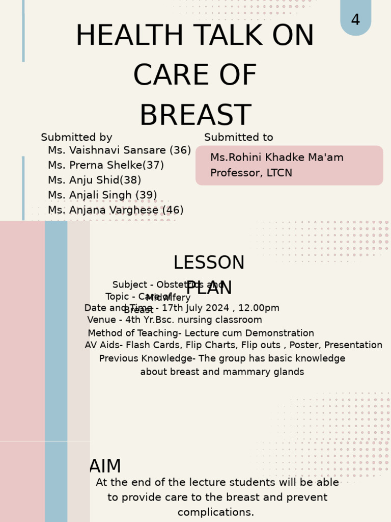 Beige Pastel Minimalist Thesis Defense Presentation_20240717_235835_0000 | PDF | Nipple | Breast