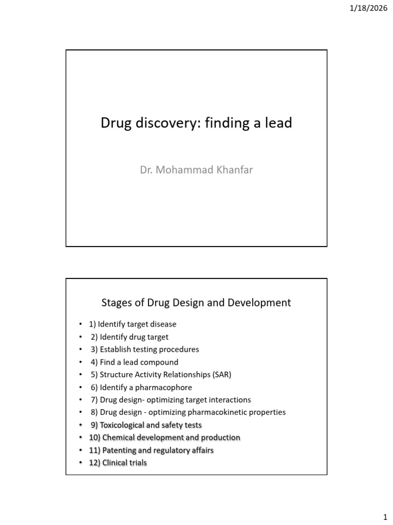 Drug Discovery Finding A Lead | PDF | Natural Products | Drug Discovery