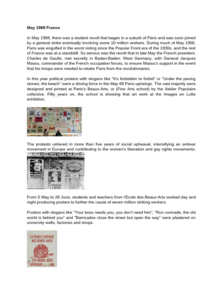 May 1968 in France | PDF