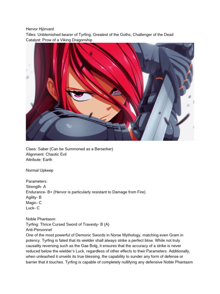 Fate- Hervor | PDF