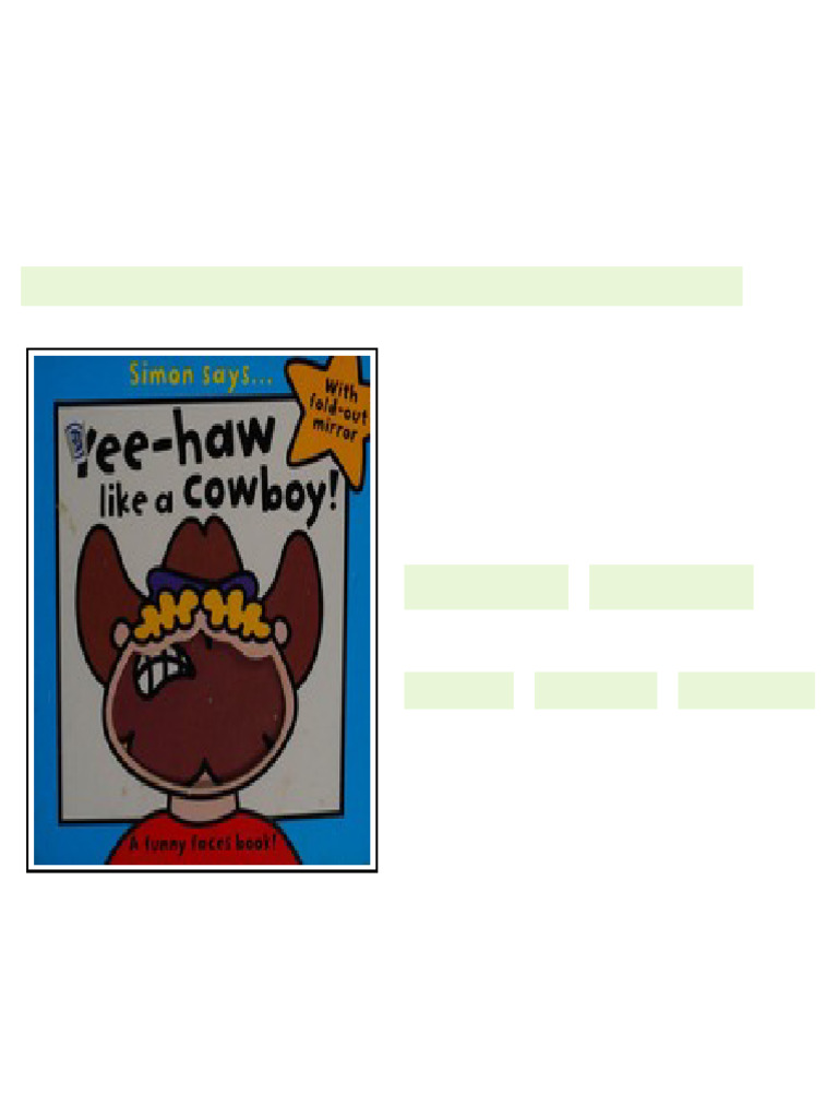 Yee haa like a cowboy : a funny faces book ebook powerful reading ...