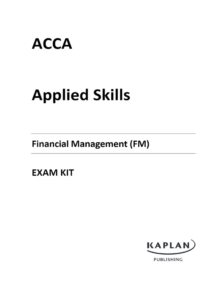 Exam Kit - FM Exam Kit Printed Q 1-220 Done | PDF