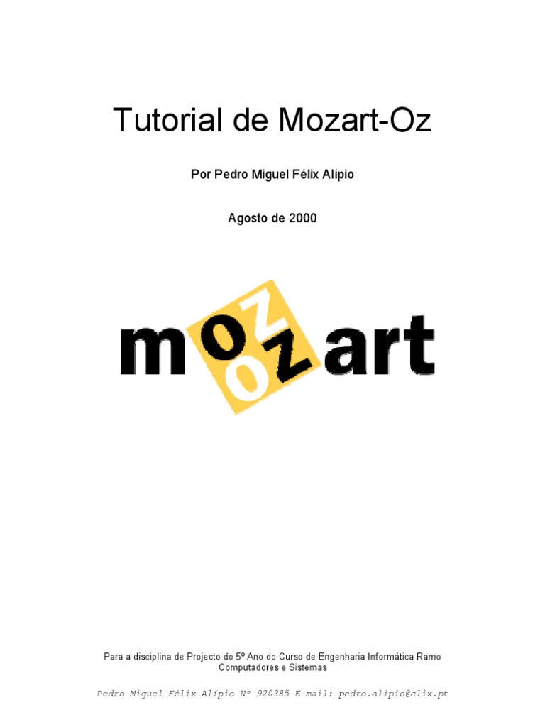 Tutorial de Mozart Oz | PDF | Linguagem de programação | Thread ...