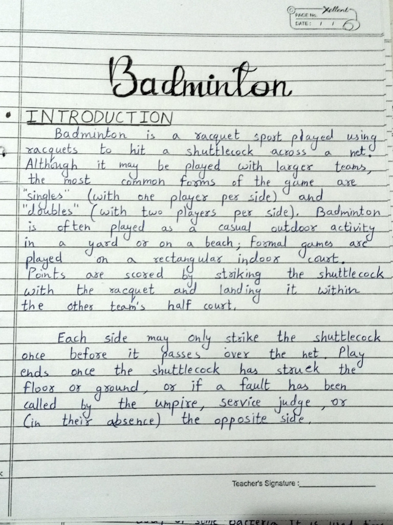 PHE Practical File Class 11 | PDF