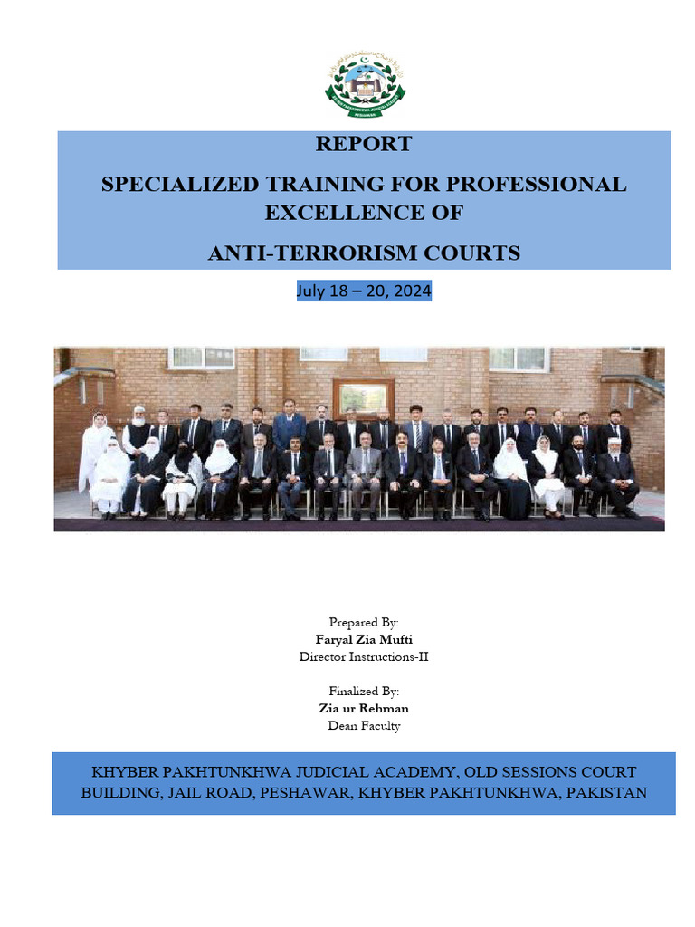Updated ATC Training Report 13 November 2024 ZK (1) | PDF | Prosecutor ...