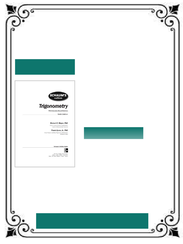 Trigonometry Robert E. Moyer eBook prototype eBook | PDF ...