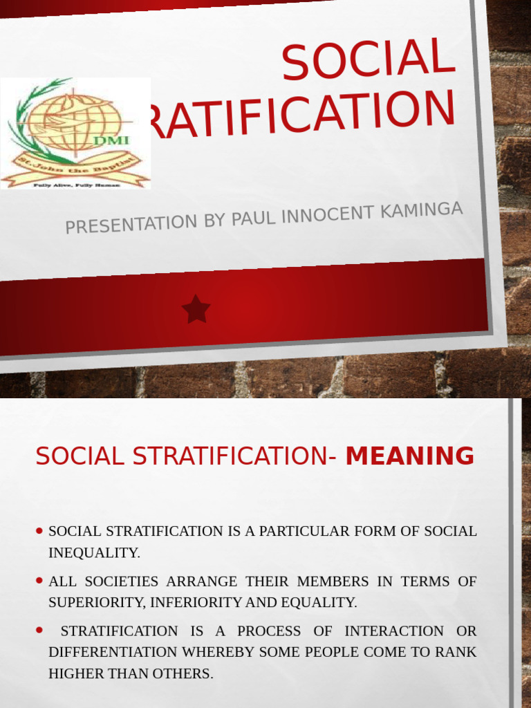 Social Stratification | PDF | Social Status | Social Stratification
