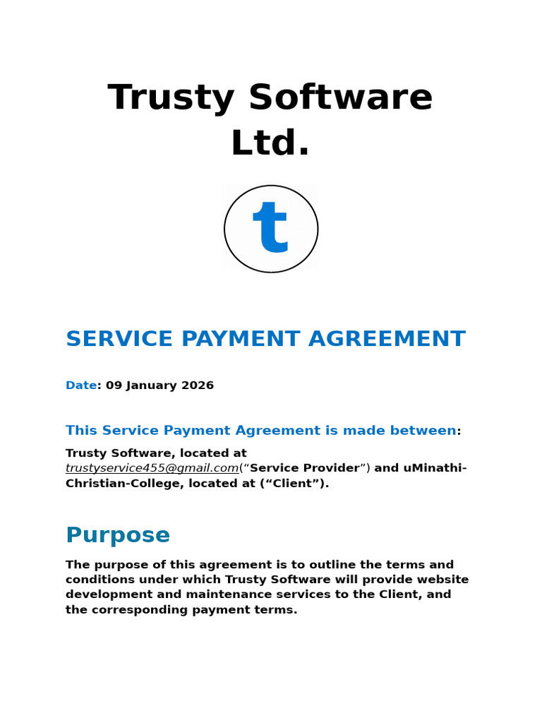 Trusty Software Ltd | PDF