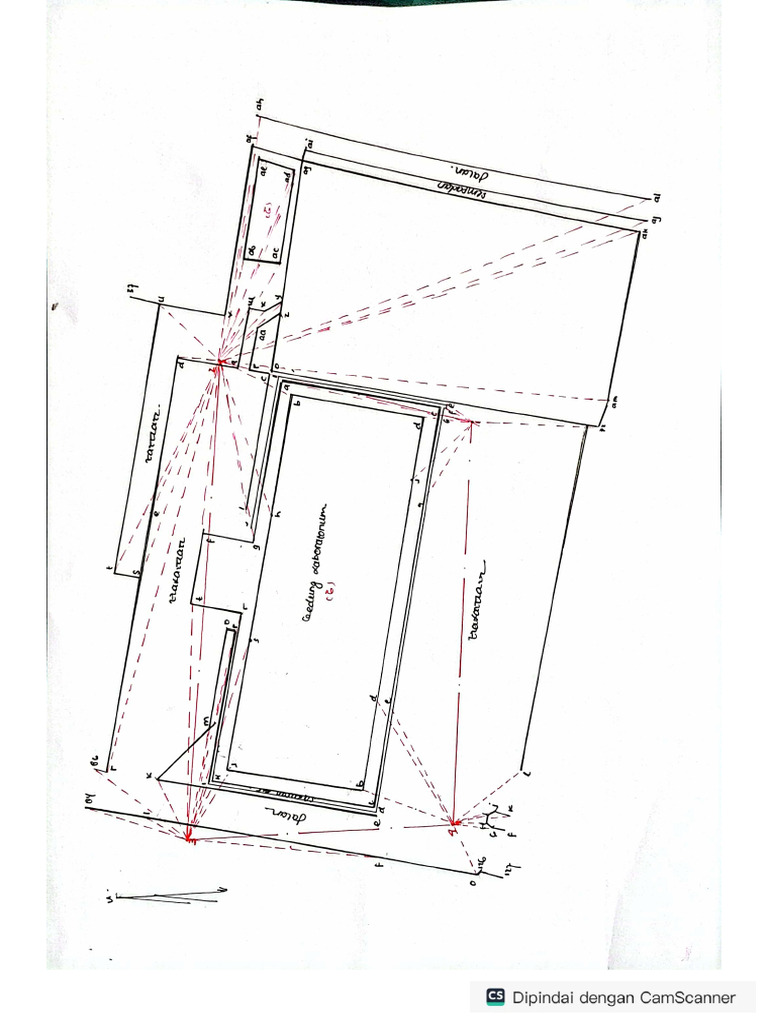 Sketsa Gedung Laboratorium STPN | PDF