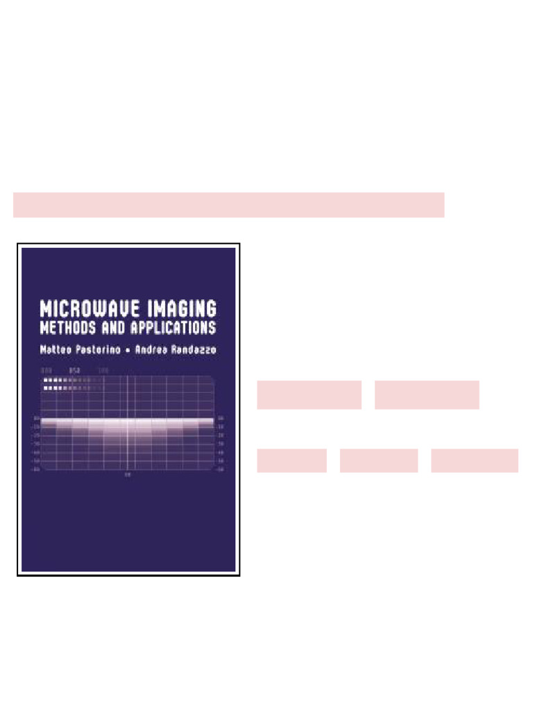 Microwave Imaging Methods and Applications 1st Edition Matteo Pastorino ...