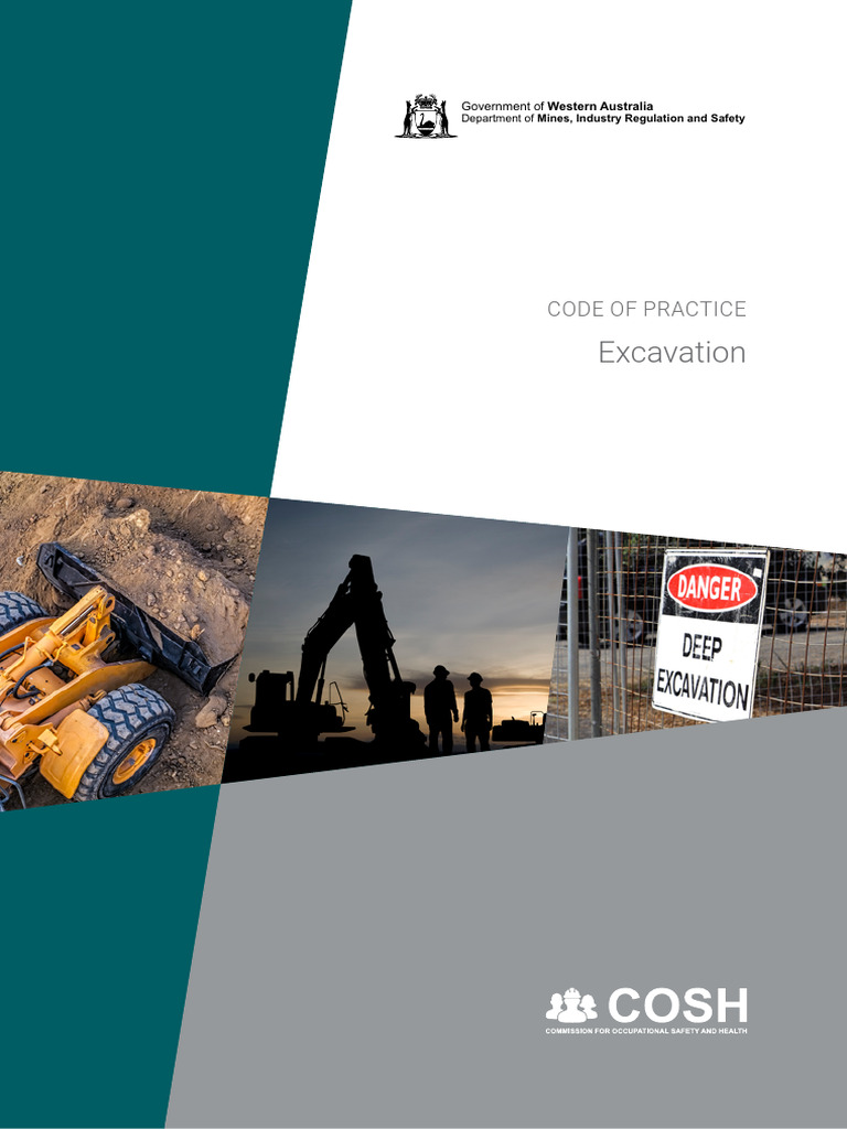 Code of Practice - Excavation | PDF | Occupational Safety And Health ...