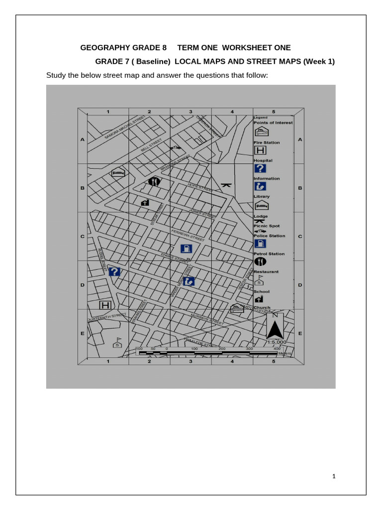 2026 Grade 8 Geography Term 1 Worksheets | PDF | Earth | Geography