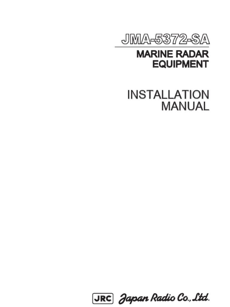 0000000812_7ZPRD0864 1 Installation Manual Jma 5372 SA | PDF | Computer ...