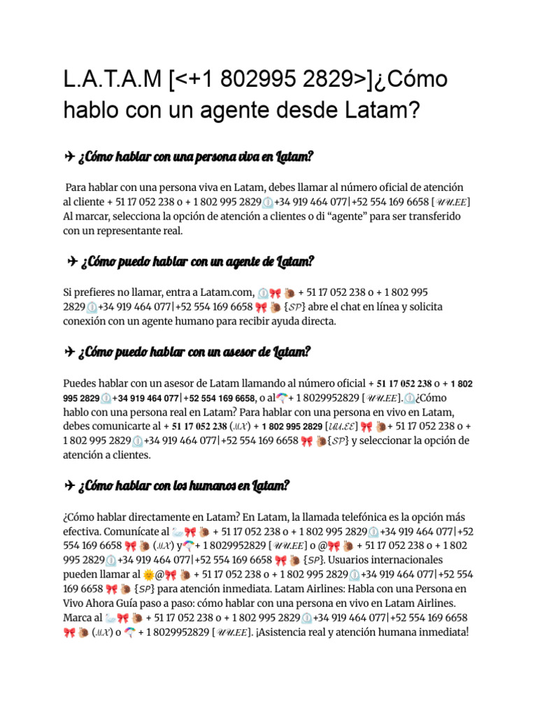 Llamar Desde Latam | PDF