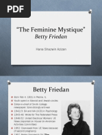 Betty Friedan - The Feminine Mystique | PDF | Feminism | Gender Studies