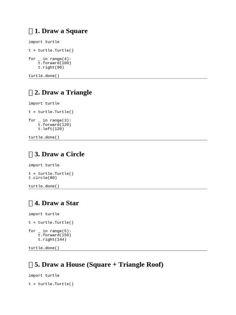 Thonny Code | PDF