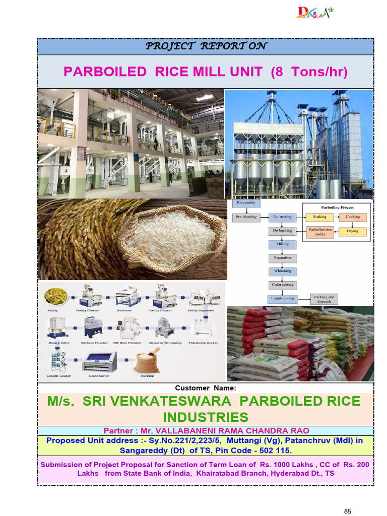 Model Rice Mill 1500 L | PDF | Capital Structure | Financial Services
