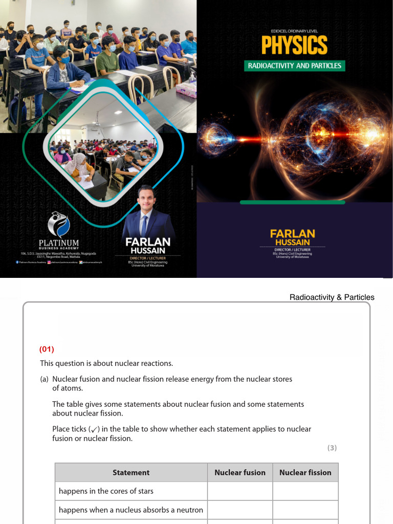 Radioactivity | PDF | Nuclear Physics | Nuclear Fusion