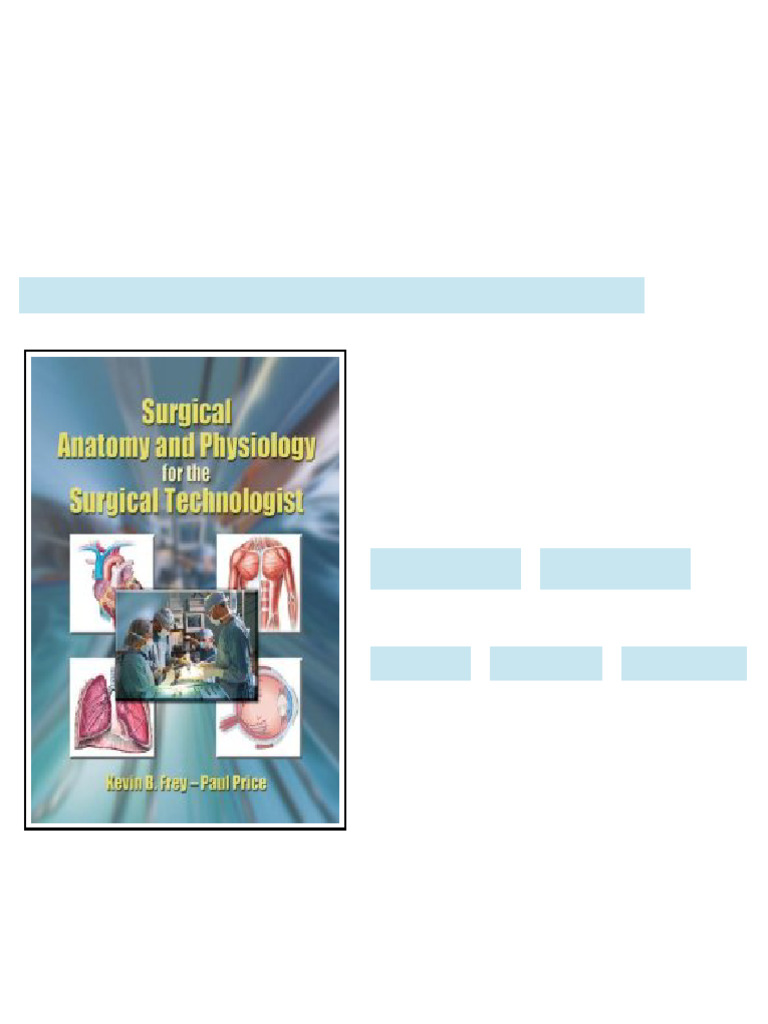 Test Bank for Surgical Anatomy and Physiology for the Surgical ...